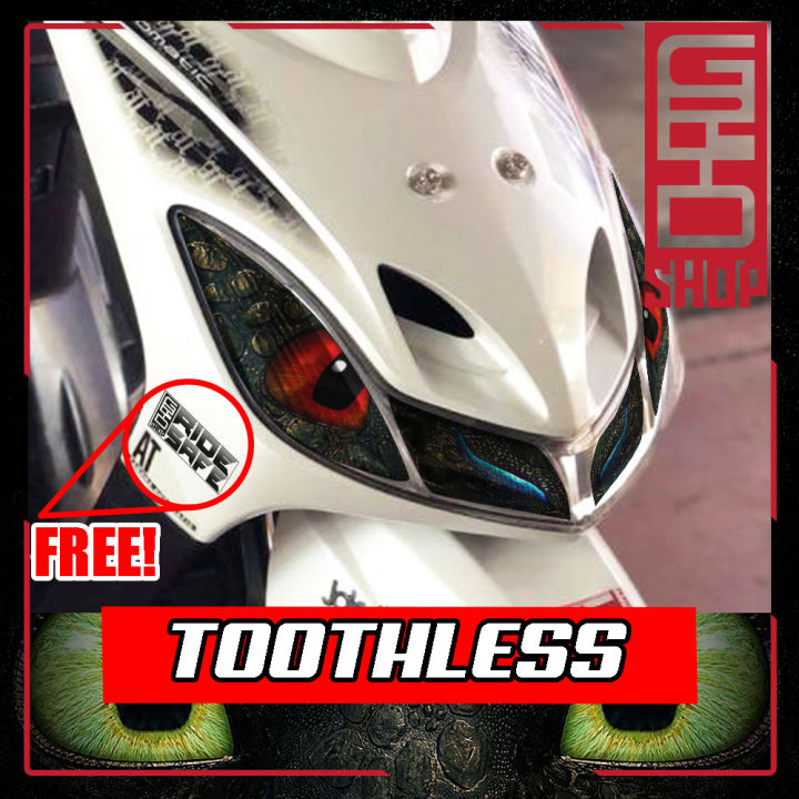 Toothless Winker Eye Sticker For Yamaha Mio Sporty/Soulty | Lazada PH