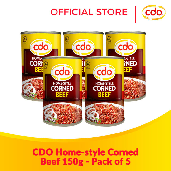 CDO Home-Style Corned Beef Classic 150g - Pack of 5 | Lazada PH