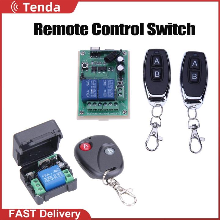 Intelligent Wireless Remote Control 433MHZ DC 24V 12V Relay Remote ...