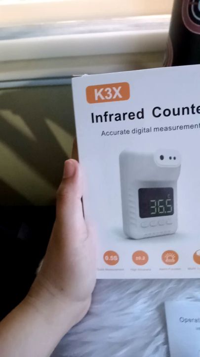 Thermal Scanner Infrared Thermometer with Stand and Dispenser (On Hand ...