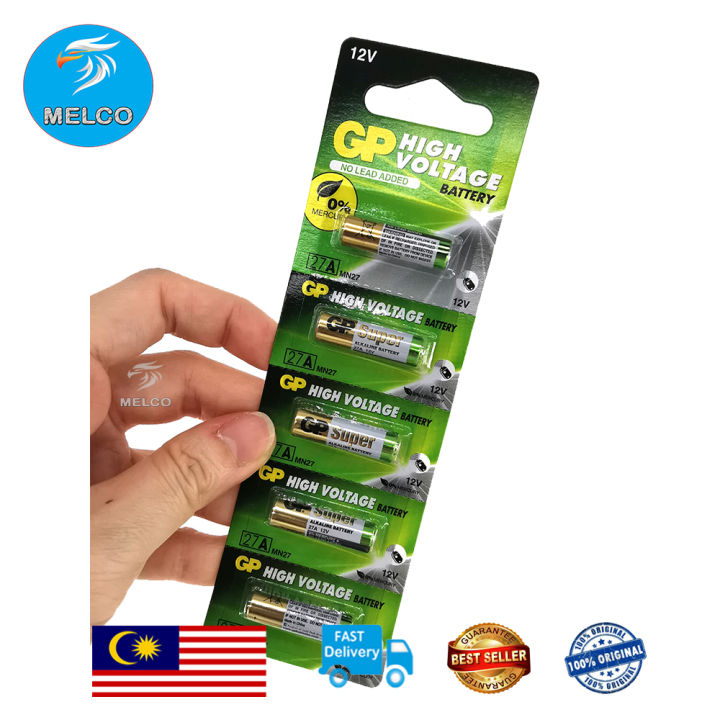 Remote Battery Original GP27A Remote/Alarm Alkaline Battery | Lazada