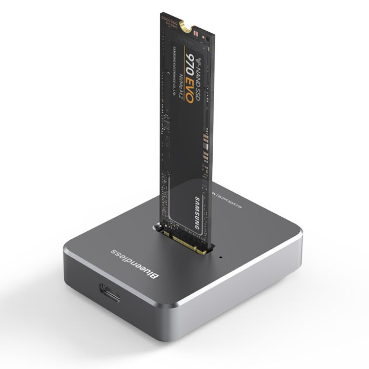 Blueendless Dual Protocol M.2 SATA NVME SSD Enclosure Offline Clone USB ...