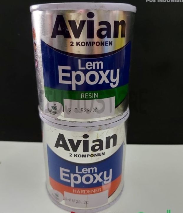 Lem Epoxy Avian 340 Gram E Poxy Kayu Besi Logam Kaca Logam Glass Wood ...