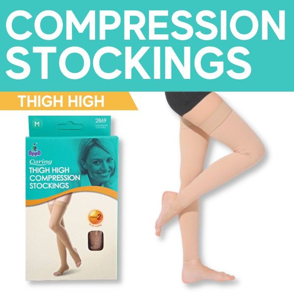 OPPO CARING MID THIGH COMPRESSION STOCKINGS | Lazada PH