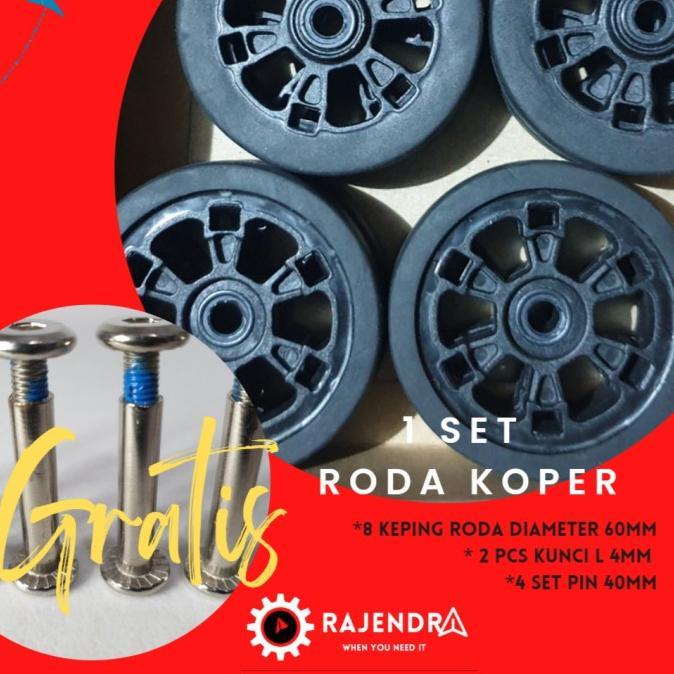 RODA KOPER DOUBLE WHEEL SET 60mm + Kunci L 4mm | Lazada Indonesia