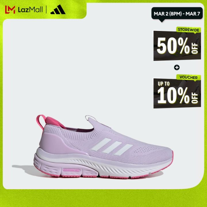 adidas Lifestyle Cloudfoam Walk Lounger Shoes Women Purple ID4060 ...