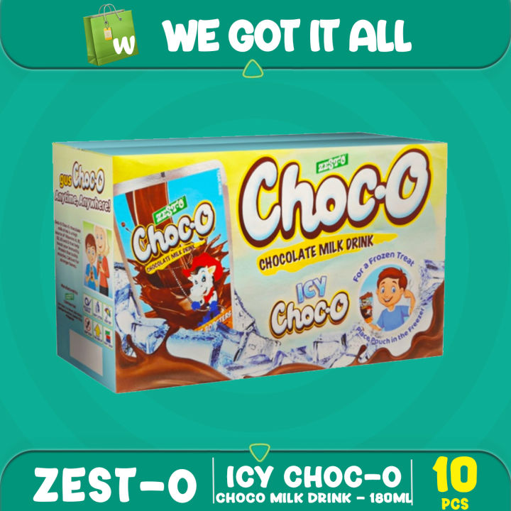 Zest-O Chocolate Milk Drink Icy Choc-O 180ml x 10pcs | Lazada PH