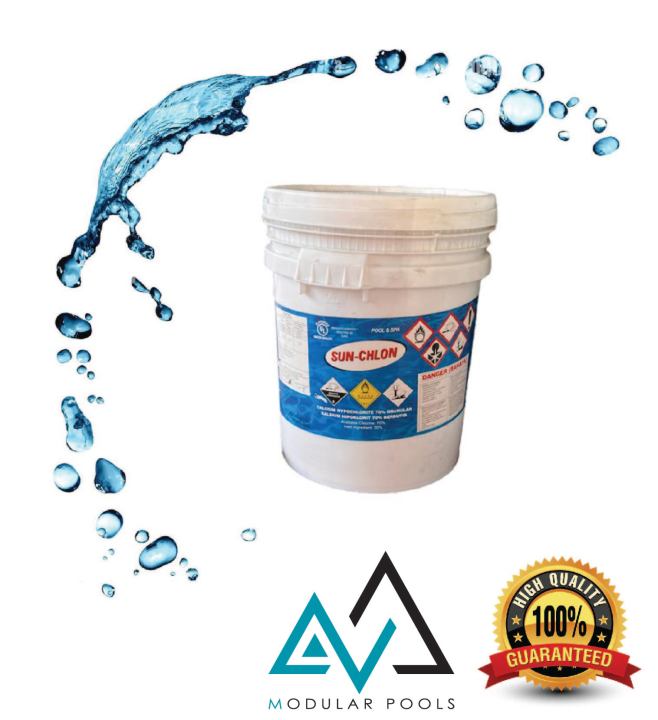 SUN-CHLON 70% Granular Chlorine Calcium Hypochlorite | Lazada