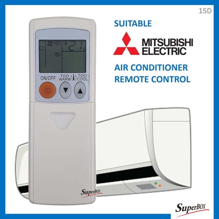 Mitsubishi รีโมตควบคุมเครื่องปรับอากาศไฟฟ้า แบบเปลี่ยน สําหรับ ...