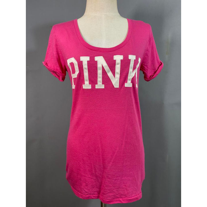 เสื้อยืดแขนสั้น งาน PINK Victoria Secret สินค้ามือ 1 **ดูขนาด สี รูปแบบ ...