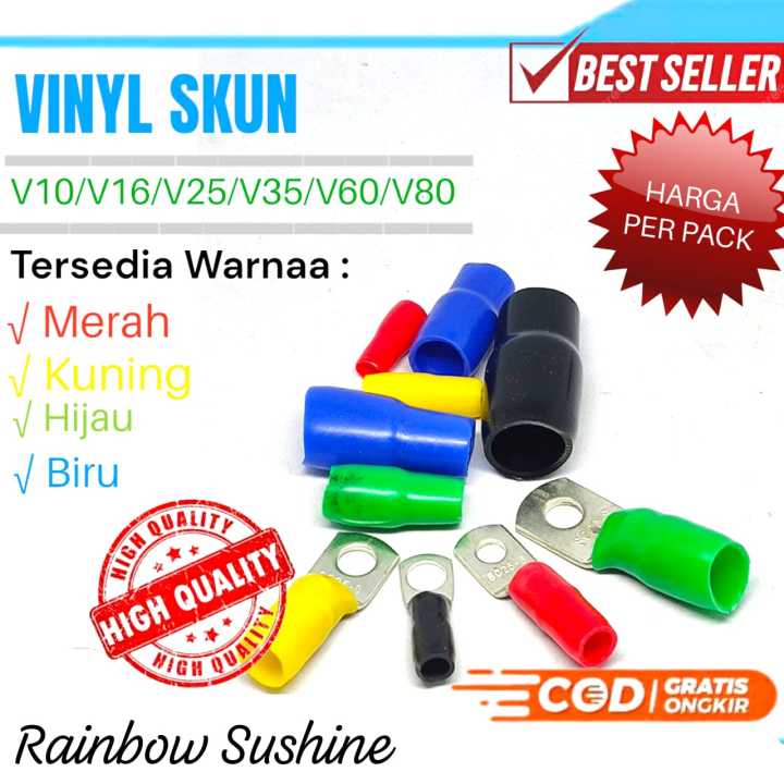 Vinyl Skun V16 Kondom Skun Pelindung Skun Vinyl End Cap 1 Pack 100Pcs | Lazada Indonesia