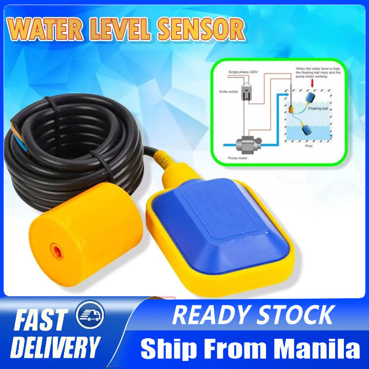 [24 hours delivery]2M /5M Cable Type Float Switch Liquid Fluid Water ...