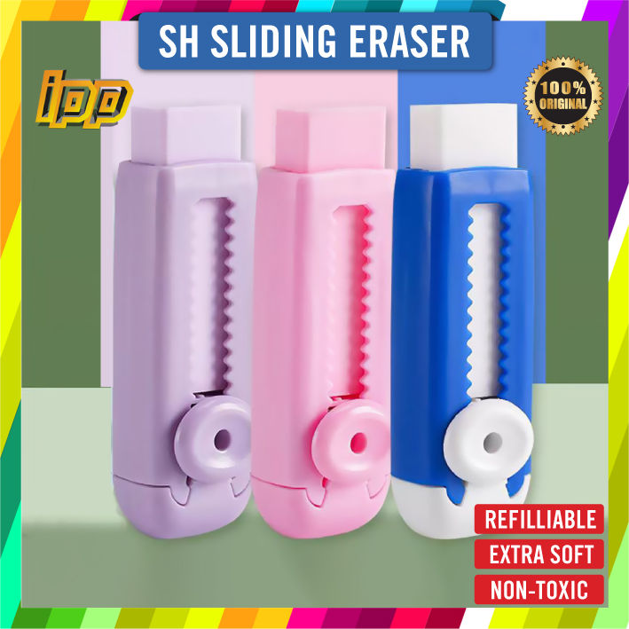 SH Sliding Rubber Eraser / Student Creative Push-Pull Eraser ...