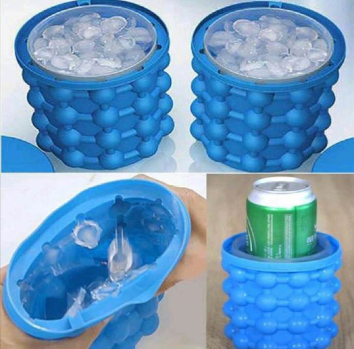 Original Magic Ice Cube Maker Space Saving Portable Ice Cube Silicone