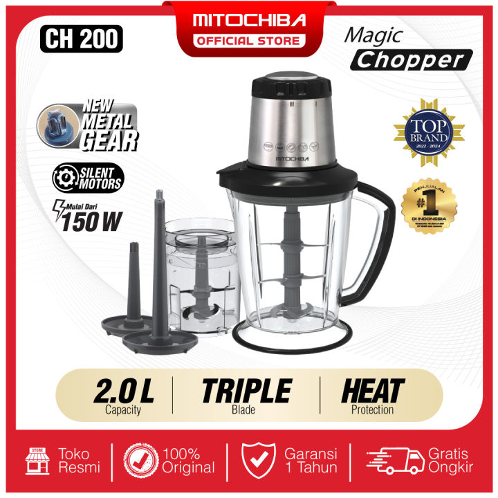 MITOCHIBA Food Magic Chopper CH200 Blender Alat Penggiling dan ...