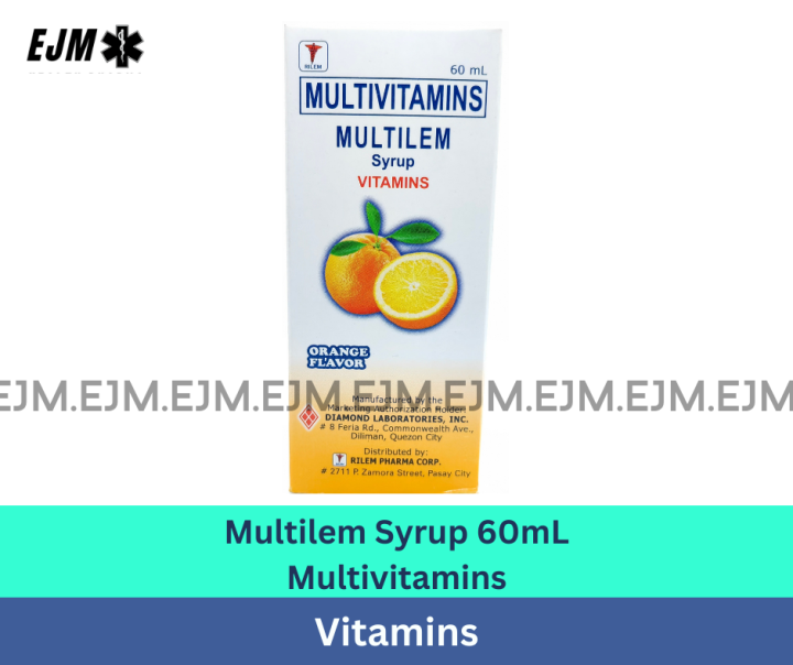 Multilem Syrup 60mL Multivitamins - 1 bottle | Lazada PH