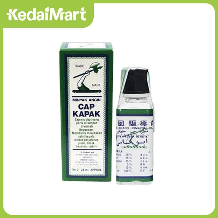 Cap Kapak Minyak Angin Botol 28 ml | Lazada Indonesia