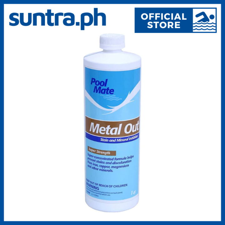Suntra PoolMate Metal Out Swimming Pool Mineral Stain Remover 32oz | Lazada PH