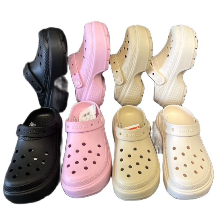 Crocs Classic Stomp Collection (สินค้ามีกล่องCrocs) มี5สี รองเท้าแตะสวม ...