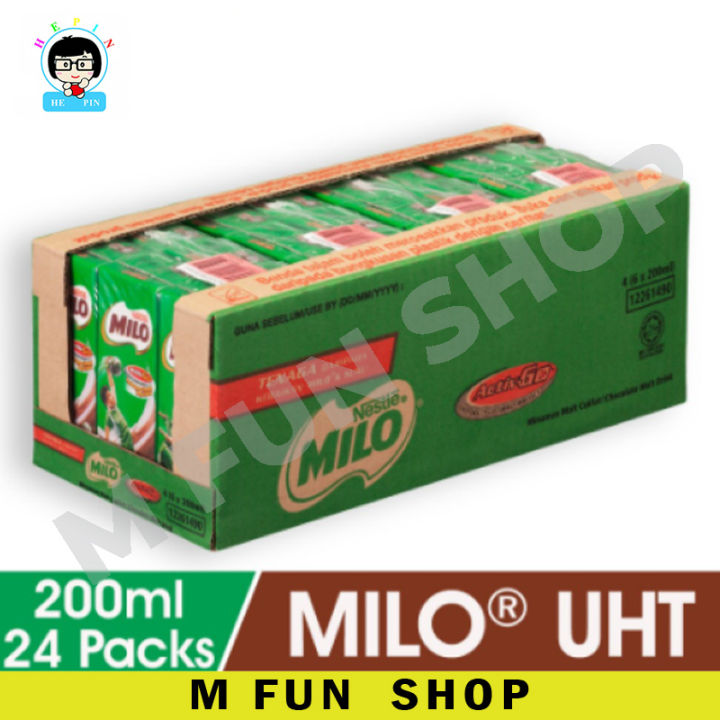 MILO Nestle Milo Kotak Activ-Go UHT (200ml x 24pcs) | Lazada