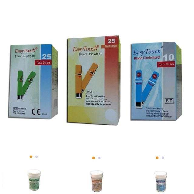 EasyTouch Glucose+Cholesterol+Uric Strips Bundle | Lazada PH