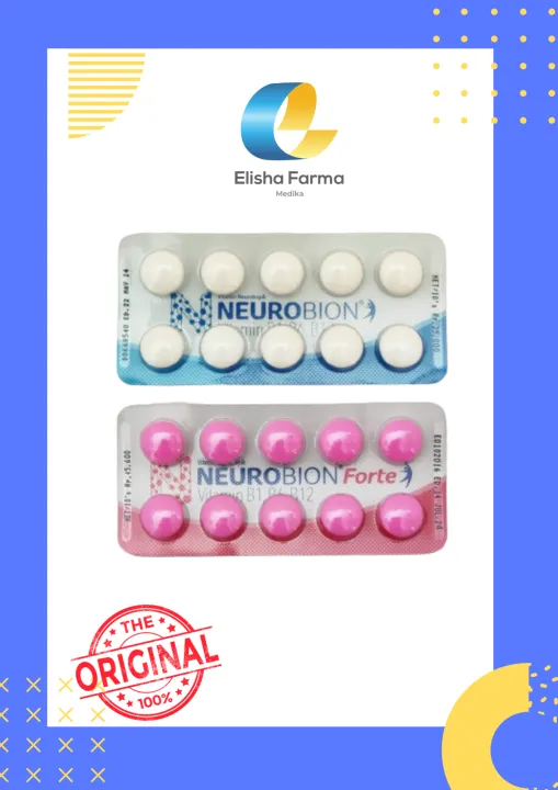 Neurobion Tablet Putih / Neurobion Forte Tablet Pink (Strip 10tablet ...