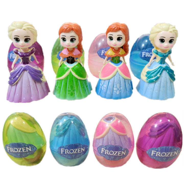 Disney Frozen Toy PVC Princess Elsa Anna Dolls Anime Figures Deformed ...