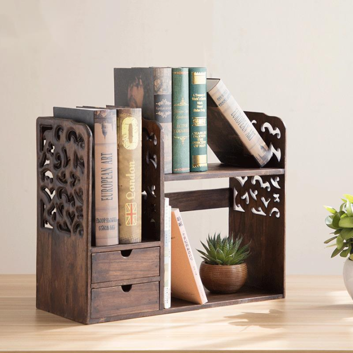 Solid Wood Small Desktop Storage Rack Desktop Organizer Office Storage ... Solid Wood Small Desktop Storage Rack Desktop Organizer Office Storage ...