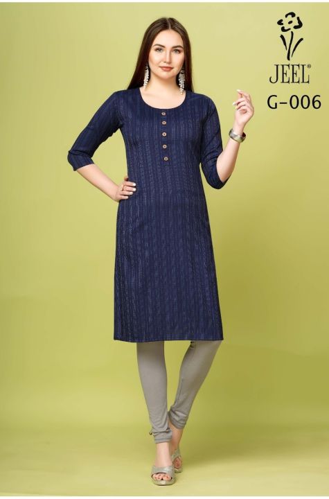 JEEL Casual Kurtis for Casual and Office Wear G Series | Lazada
