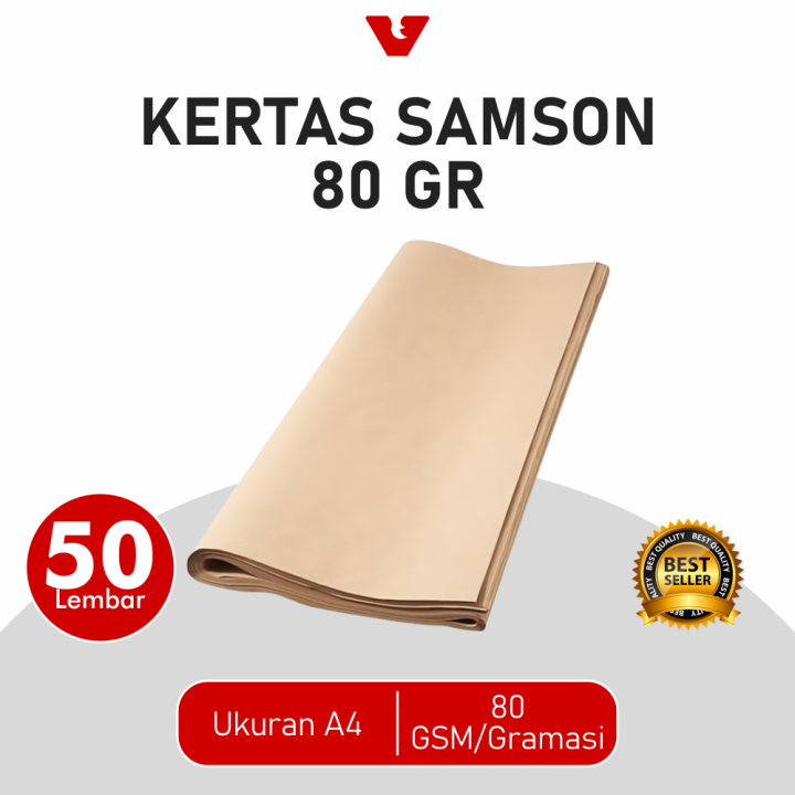 Kertas Samson 80 Gsm/Gram Ukuran A4 - 50 Lembar | Lazada Indonesia