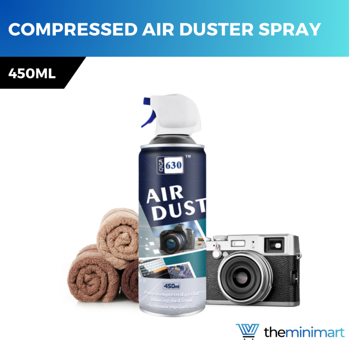 Compressed Air Duster Can Spray 450ml – Power Cleaning, Dust Removal ...