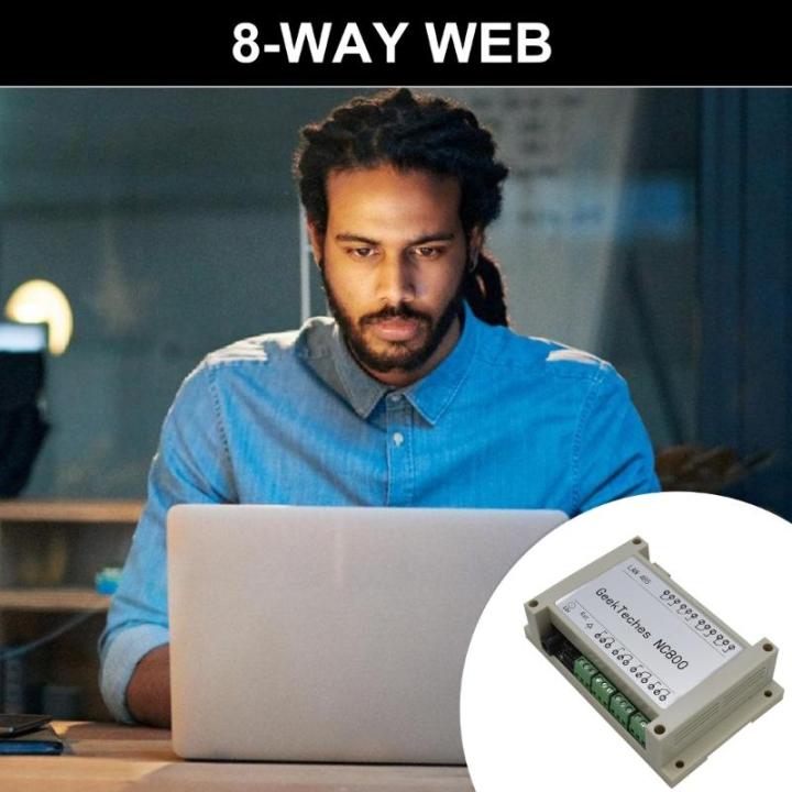 Ethernet RJ45 Relays Remote Controls Controller Networking Webs Server ...