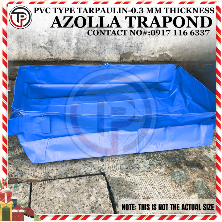 4x2x2ft Azolla Pond PVC Fish Pond Fish Tank (TEMPORARY USE) Koi Pond ...