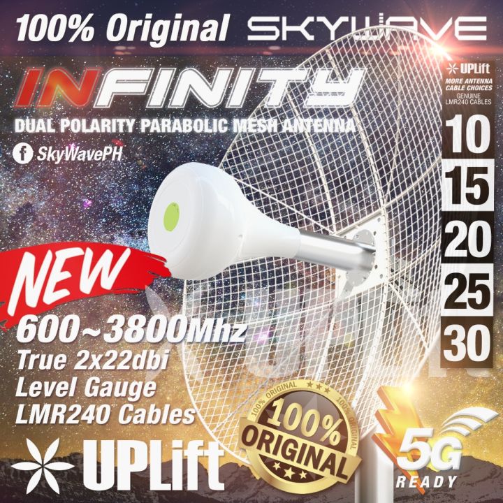 UPLift New Version SkyWave Hyperbolic Antenna V2 Dual Polarity Ultra ...