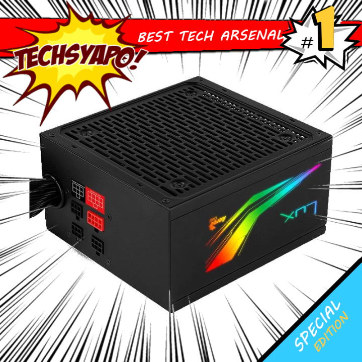 AEROCOOL LUX ARGB PSU SEMI MODULAR 550w | Lazada PH