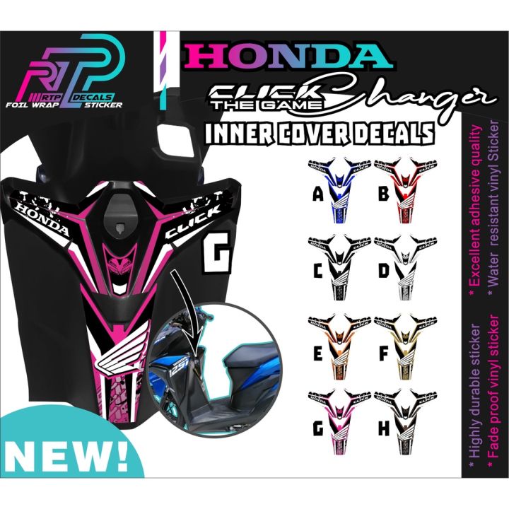 Honda Click Inner Body Printed Decals Sticker | Lazada PH