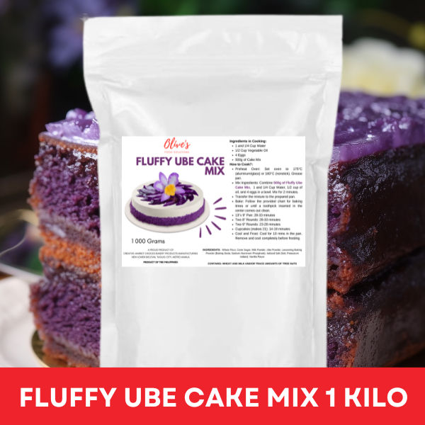 Fluffy Ube Cake Mix (1 Kilo) | Lazada PH