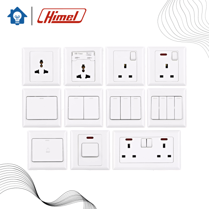 Himel Advance Series Switches / Water Heater Switch / 13A 1 Gang 2 Gang ...