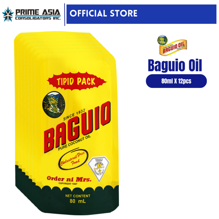 Baguio Cooking Oil 80ml x 12pcs | Lazada PH