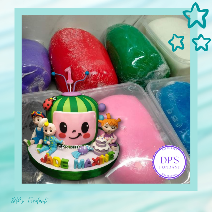 500G Ready to Use DP's Fondant for edible cake designs, no crack, no ...