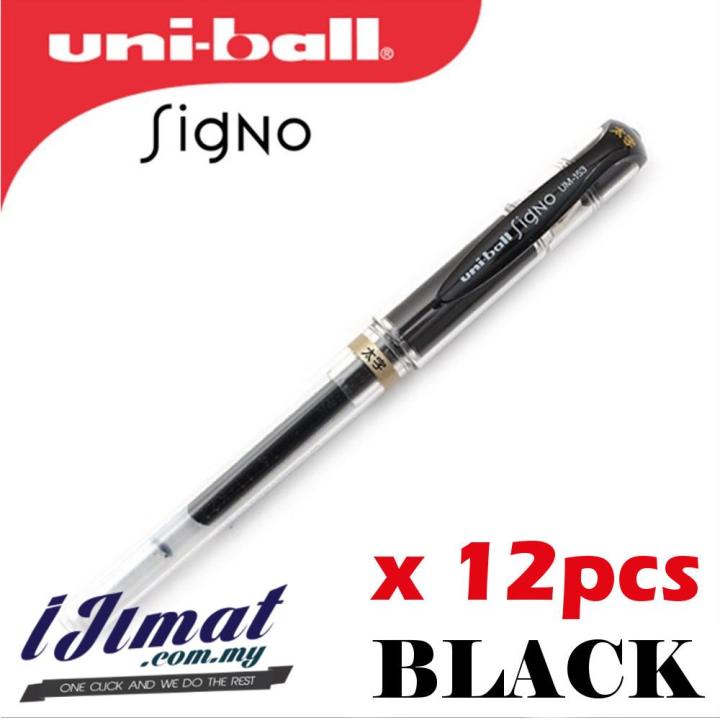 Uni ball signo broad black store