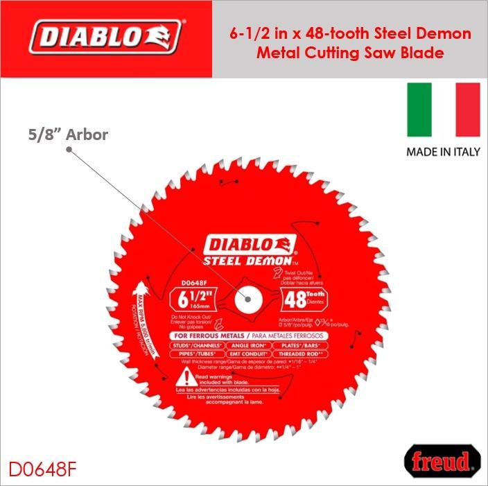 Freud Diablo 6-1/2 in x 48-tooth Steel Demon Blade - D0648F | Lazada PH