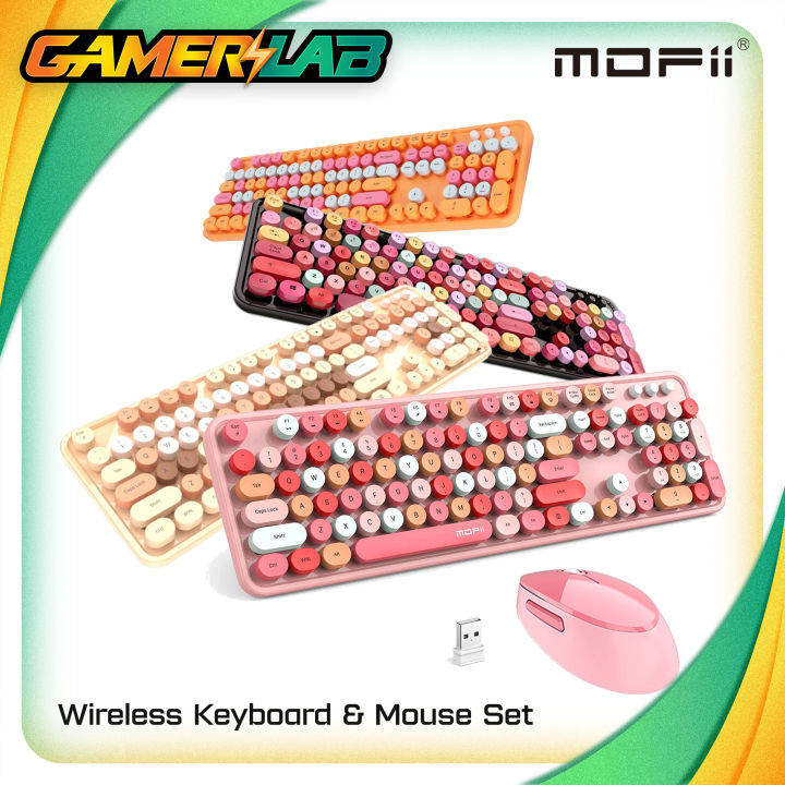 MOFII Sweet 2.4GHz 104 Keys Wireless Keyboard & Mouse Combo Bundle | Lazada