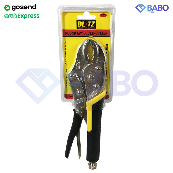 Tang Buaya BLITZ Bengkok 10in - Curved Locking Pliers 10 in - Vise ...