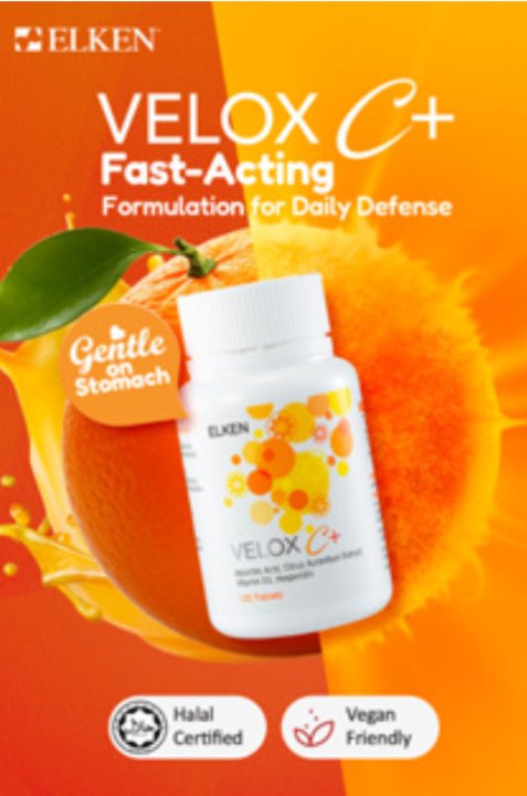 100% Original NEW VERSION! ELKEN Velox C + 45 tablets (Fast Shipping) - Ready Stock Available ...