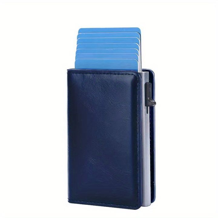 QuXis 2023 New's Carbon Fiber Side Push Pop Up Credit Card Holder ...