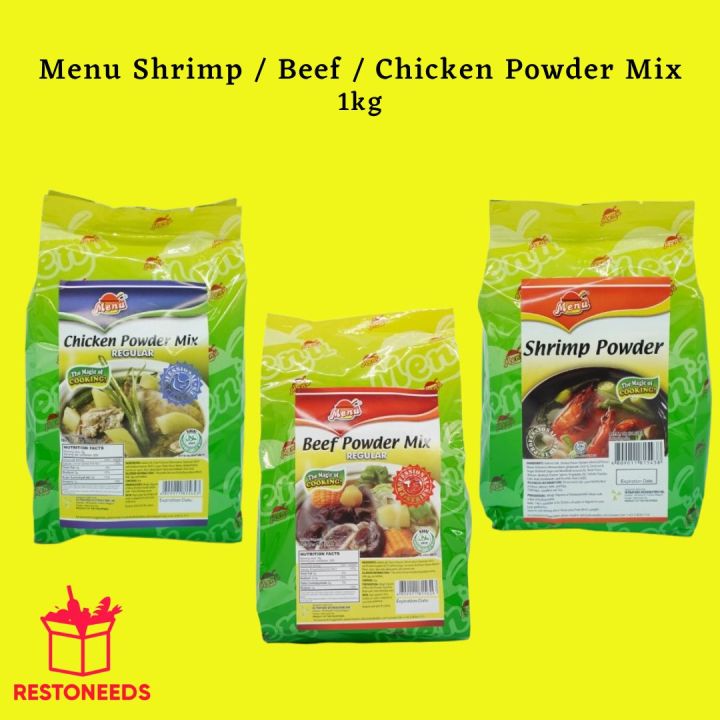 Menu Shrimp / Beef / Chicken Powder Mix 1kg | Lazada PH