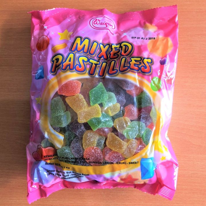 Jelly Malaysia Mixed Pastilles / Permen Jelly Buah Gula Anak-Anak ...