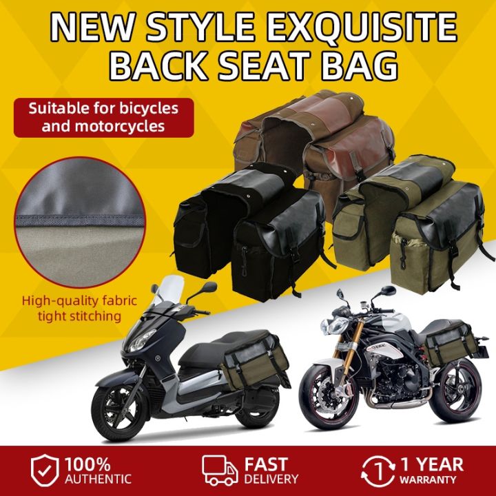 【Ready Stock】 New upgrade Motorbike Touring Saddle Bag Motorcycle ...