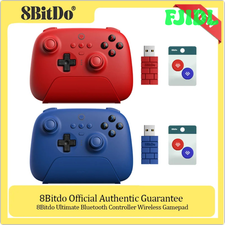 FJIDL 8Bitdo Ultimate Bluetooth Controller with Charging Dock Gamepad with Hall Effect Sensing ...